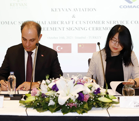 Keyvan Havacılık ile COMAC anlaşma imzaladı