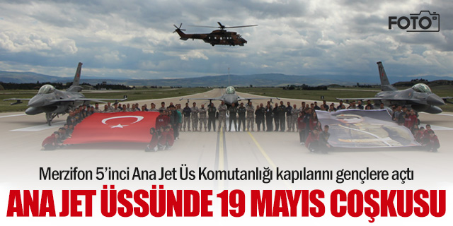 Merzifon 5'inci Ana Jet Üssü'nde 19 Mayıs Kutlaması