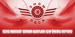 SHGM'DEN "DİSPEÇER" DUYURUSU